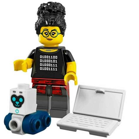 Lego 71025 Series 19 Programmer Girl 5 Minifigure Series Cmf Etsy