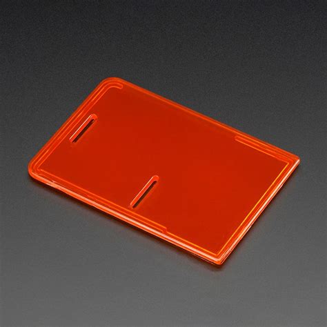 raspberry pi model b pi 2 pi 3 case lid orange the pi hut