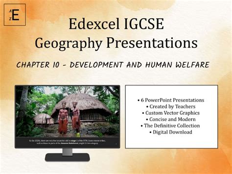 Edexcel IGCSE Geography Presentations Chapter 10 Development And Human Welfare Teaching