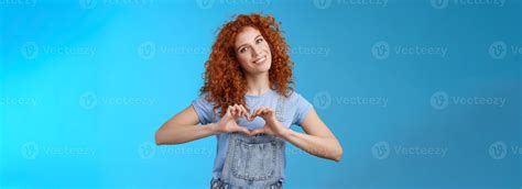 Caring Tender Lovely Redhead Girlfriend Express Sympathy Tenderness