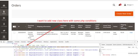 Magento22 How Can I Add New Class In Magento2 Sales Grid Magento