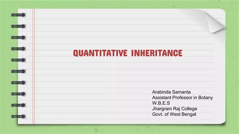 Quantitative Inheritancepptx