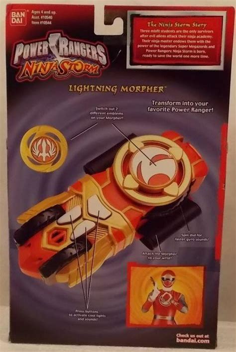 Power Rangers Ninja Storm Lightning Morpher Electronic Lights