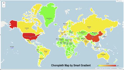World Choropleth Map