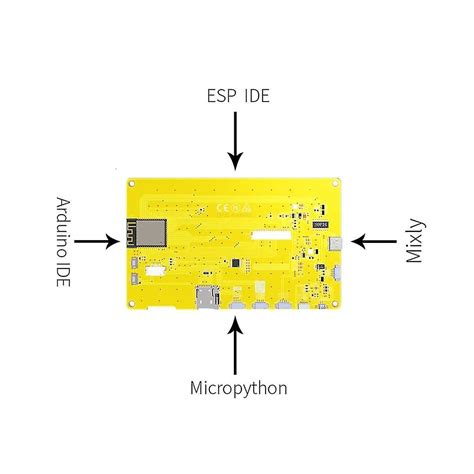 Esp32 S3 5 Inch Ips 800x480 Rgb Lcd Tft Display Module Hmi 8m Psram 16m
