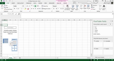 Analyze Large Data Sets In Excel