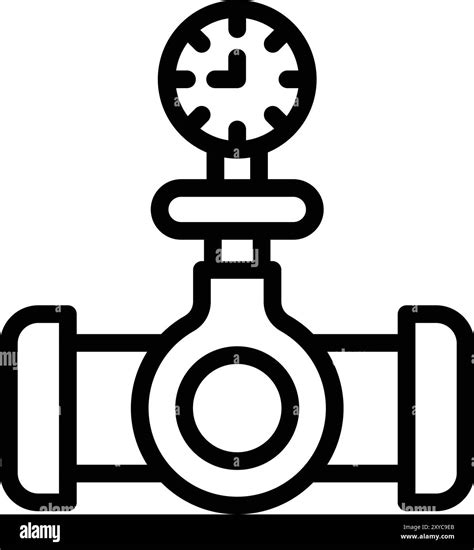 Pressure Gauge Vector Icon Design Illustration Stock Vector Image And Art