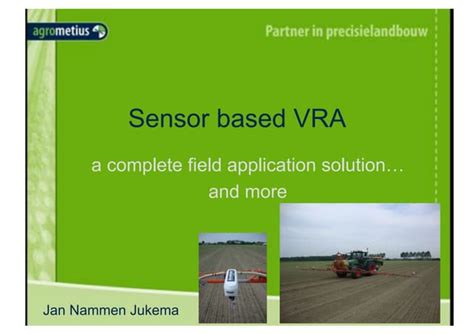 Sensor Based Variable Rate Application Pdf Agriculture Industries