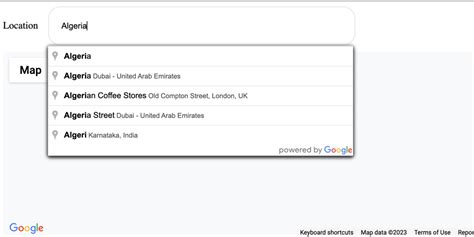 How To Use Google Maps Places Autocomplete With React JS DEV Community