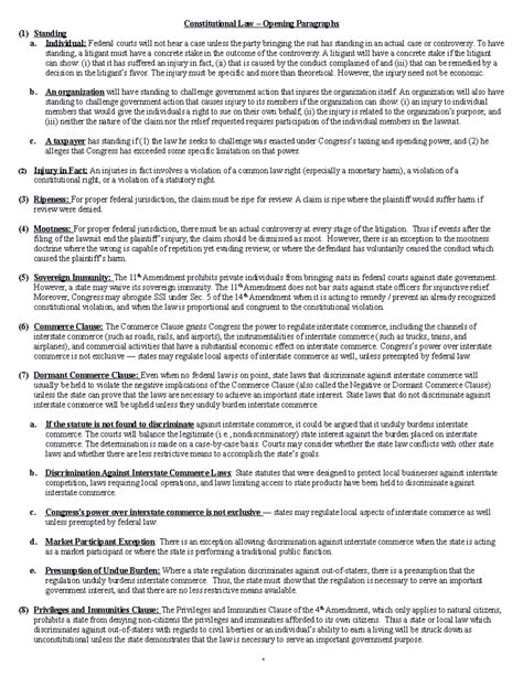 Conlaw Rule Statements Law 60308 Notre Dame Studocu