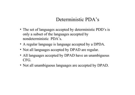 Pda To Cfg H2 PPT Programming Languages Computing
