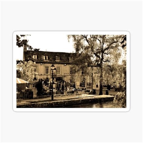 Old Manse Hotel Bourton On The Water Cotswolds Sticker For Sale By Andyevansphotos Redbubble