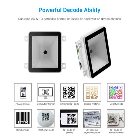 qr barcode scanner 1d 2d qr code reader ttl usb rs232 interface barcode