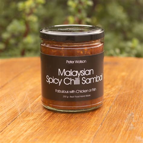 Peter Watson Malaysian Spicy Chilli Sambal Paste 250g The Grocer Peter Watson Malaysian Spicy Chilli Sambal Paste 250g The Grocer