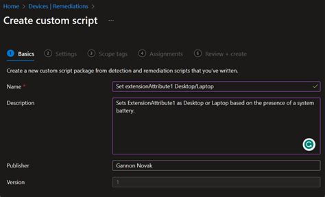Dynamically Add Device Extension Attributes Using Remediations