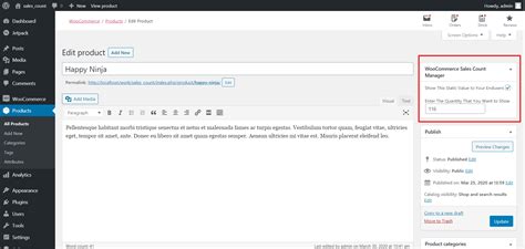 Woocommerce Sales Count Manager By Ncodetechnologies Codecanyon