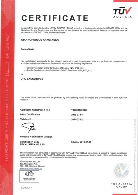 Anastasios Tasos Giannopoulos On Linkedin Gdpr Dataprotection Compliance Certification