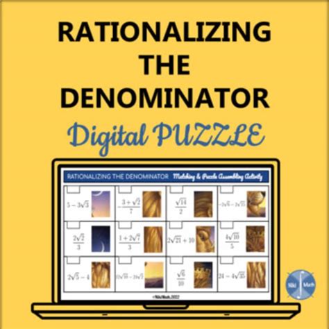 Rationalizing The Denominator Matching And Puzzle Assembling Activity