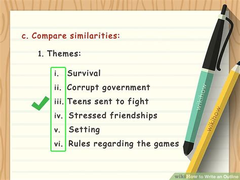 How to Write an Outline (with Free Sample Outlines) - wikiHow