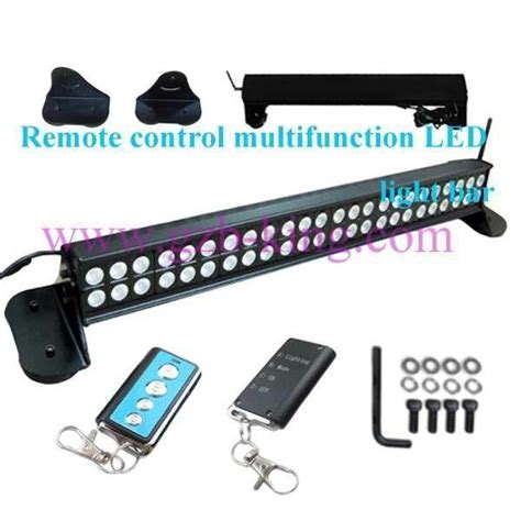 Multifunction Strobe Led Light Bar With Strong Magnet Without Drill