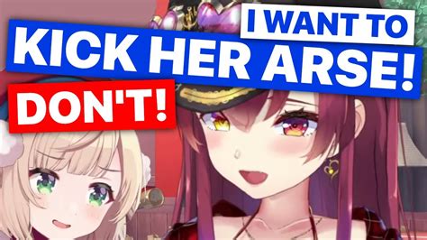 Marine Gets Annoyed At Ui-mama (Shigure Ui & Houshou Marine / Hololive) [Eng Subs] - YouTube