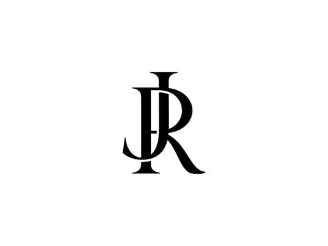 Premium Vector Vector Jr Rj Logo