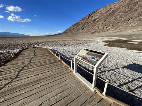 Hiking The Badwater Basin Salt Flats Trail In Death Valley National