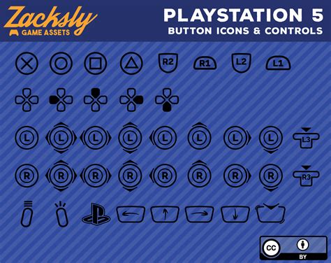 Ps5 Button Icons And Controls By Zacksly