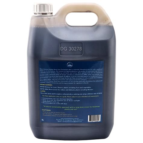 Worm Solutions 5l Worm Juice Concentrate Wsips5000 The Grit