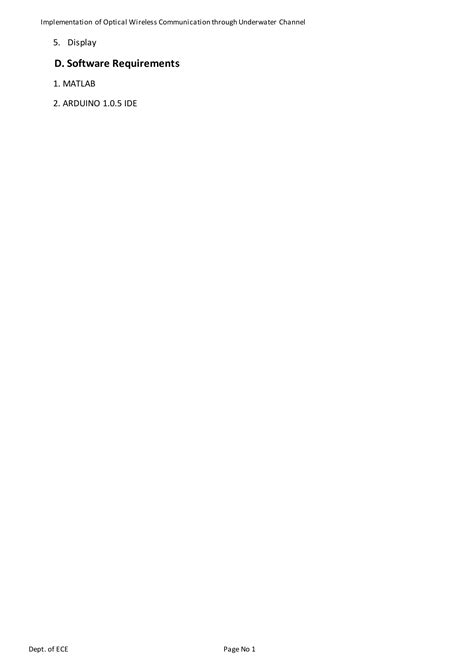 Implementation Of Optical Wireless Communication Through Underwater