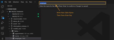 Dbcode Docs Rename Tables