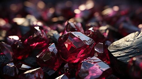 Premium Photo Ruby Gemstone Texture Background