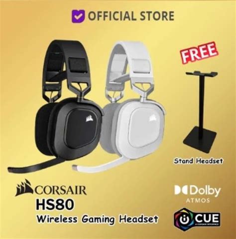 Promo Corsair Hs80 Rgb Wireless Premium Gaming Headset Headphone Hs 80 Hit Taplink Komputer