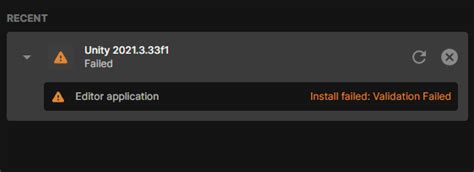 unity hub에서 에디터 설치 실패 unitydownloadassistant