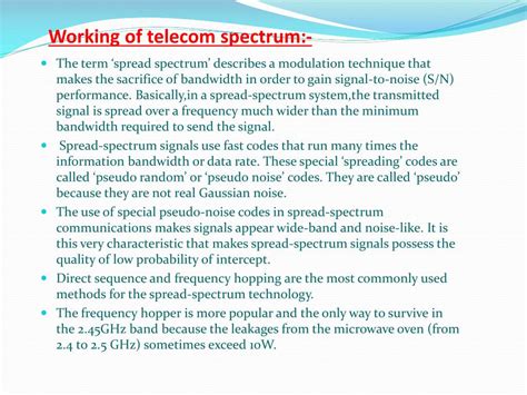 Ppt Presentation On Telecom Spectrum By Batch No 8 Powerpoint Presentation Id 2362172