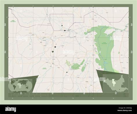 Warrap State Of South Sudan Open Street Map Locations Of Major Cities Of The Region Corner