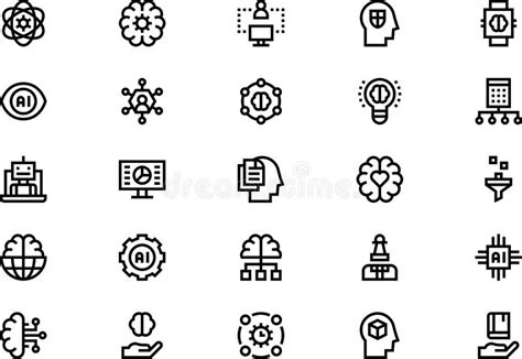 Intelligence Icons Collection Is A Vector Illustration With Editable
