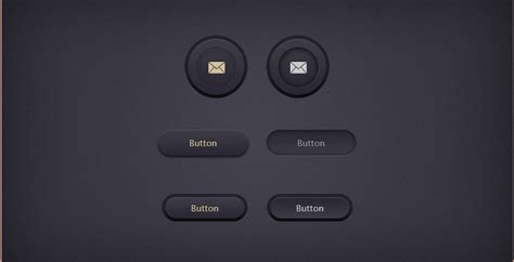 Circular Rounded Buttons Psd News Web Design Ui Design User Interface Users Psd Mobile