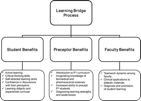 A Summary Of Unique Benefits Conferred By The Learning Bridge Process Download Scientific