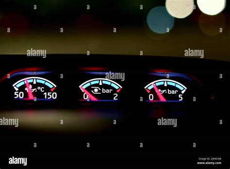 Ford Focus RS Gauges Stock Photo Alamy