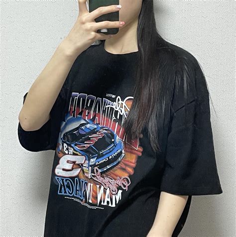 레이싱 T 남녀공용 오버핏 프린팅 시밀러 시밀러룩 반팔 티셔츠 박스티 커플반팔티