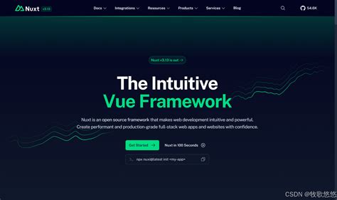 【web开发】什么是nuxt 利用nuxt快速搭建前端项目 csdn博客
