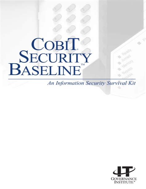 Cobit Security Baseline