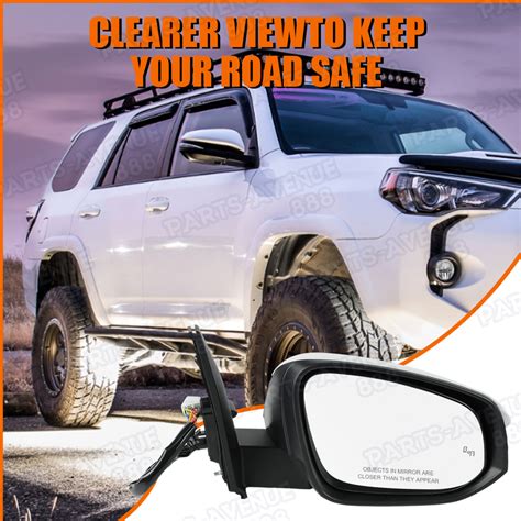 For Toyota 4runner 2014 2023 Right Side Mirror W Camera Blind Spot