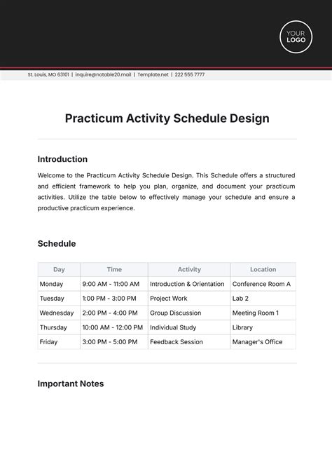 Free Class Schedule Templates Editable And Printable