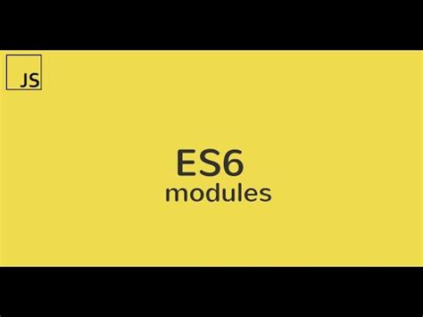 Aula 04 Modulos CommonJs Vs ES6 Module YouTube