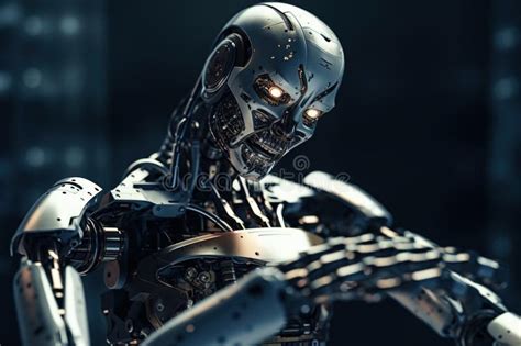 Artificial Intelligence Concept Of Digital Networks Development Of