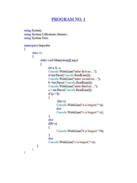 Program No 1 Pdf Computers