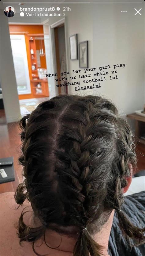 Brandon Prust Sa Blonde Le Coiffe Et Le Résultat Est Hilarant