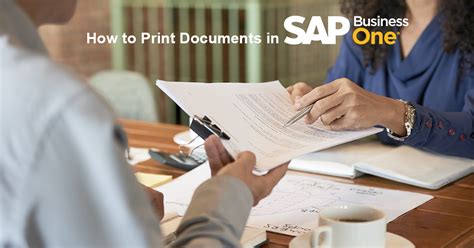 How To Print Documents In SAP Business One Step Guide
